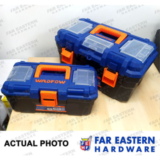 WADFOW Plastic Tool Box Organizer Storage Toolbox Plastic | Metal Buckle 13" | 16" | 19" WFHT ...