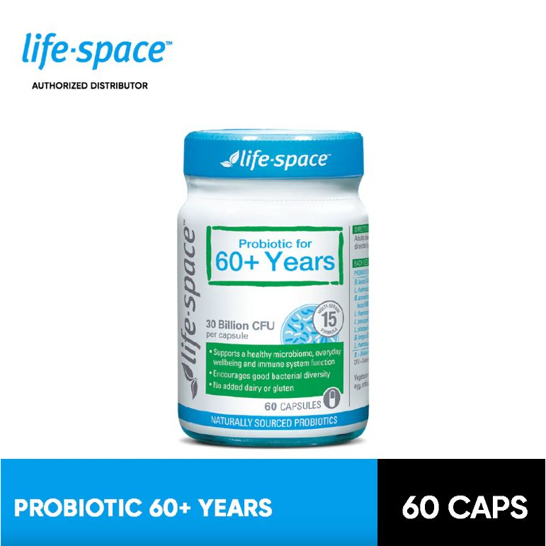 Life-Space Probiotic For 60+ Years (60 Capsules) | Shopee Philippines