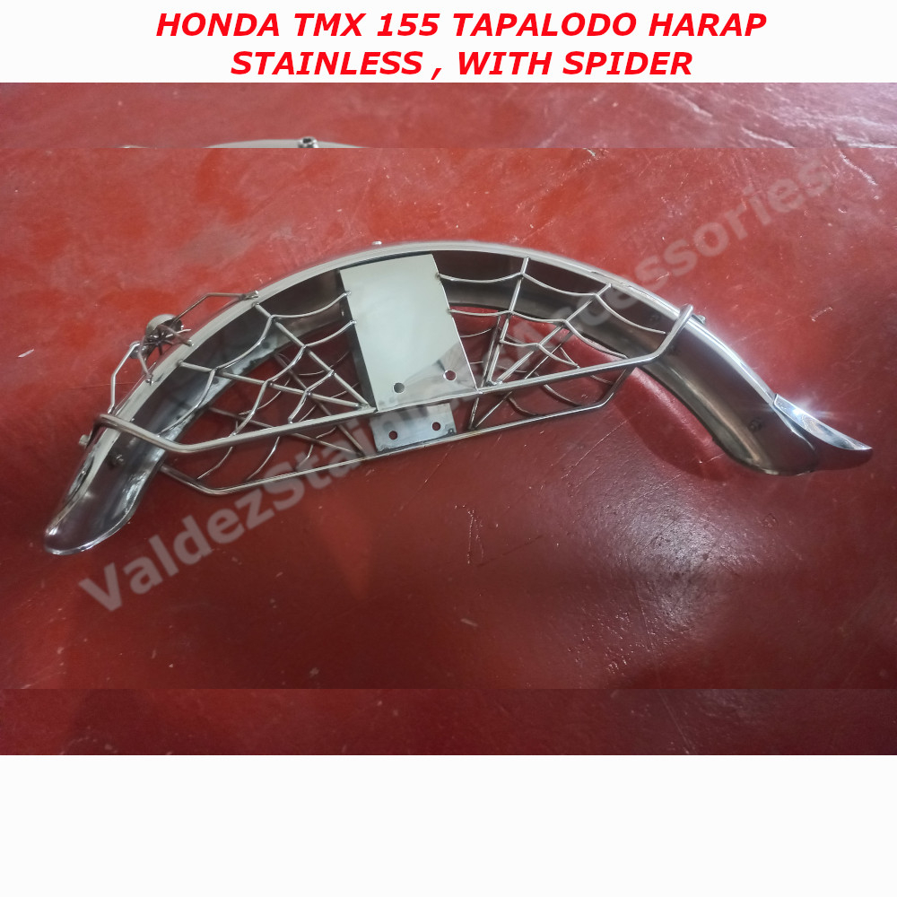 Honda Tmx 155 , Front Fender, Tapalodo Harap Stainless with SPIDER ...