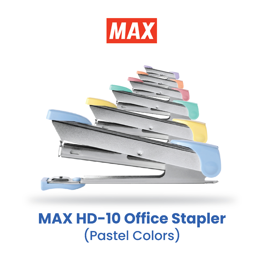 MAX HD-10 (Pastel Color) - Hand, Mini Stapler with Remover | Shopee ...