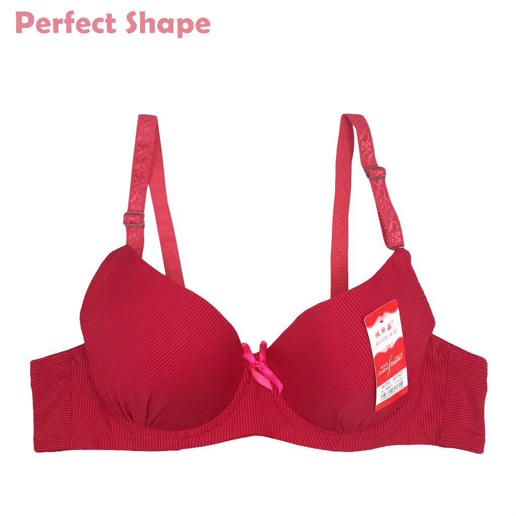 Perfect Shape Cup A Basic Underwire Bra Stripe Design (1pc) | Shopee ...