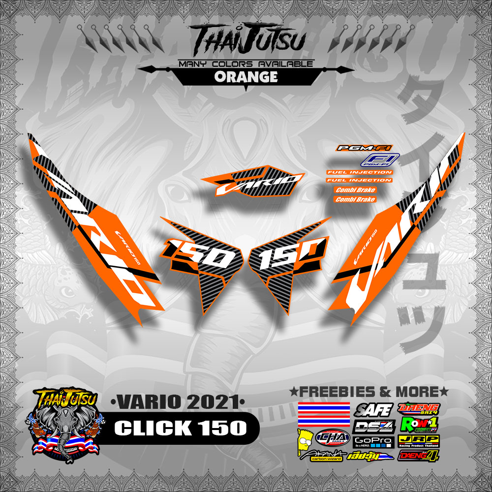 HONDA CLICK 150 DECALS ( VARIO 2021 )【ThaijutsuStickers】 | Shopee ...