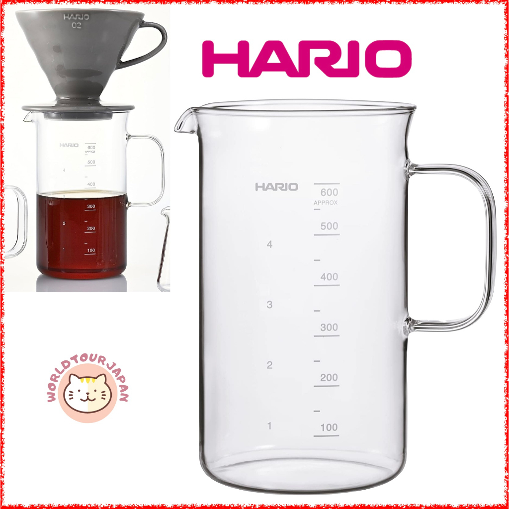 HARIO Crafts Science / beaker Server for V60 Dripper / 600ml / BV-600 / Dishwasher OK ...