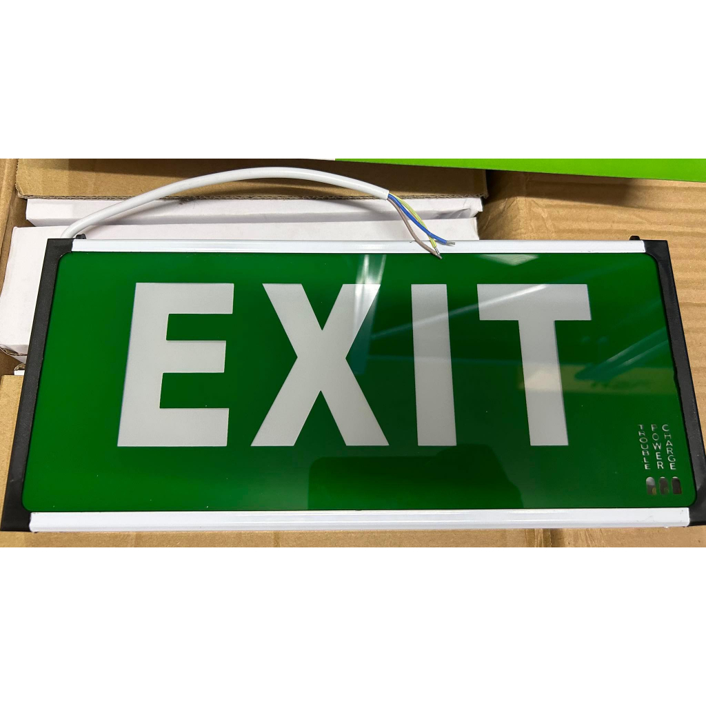 Emergency Exit Sign with Test Switch | Shopee Philippines