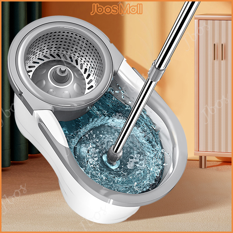 Jbos Mop With Spinner and Bucket Stainless Spinner 360 Easy Rotating ...