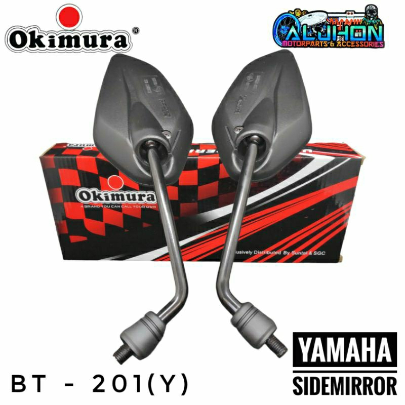OKIMURA SIDE MIRROR SET DAHON TYPE BT-201 10mm Yamaha or Honda | Shopee ...