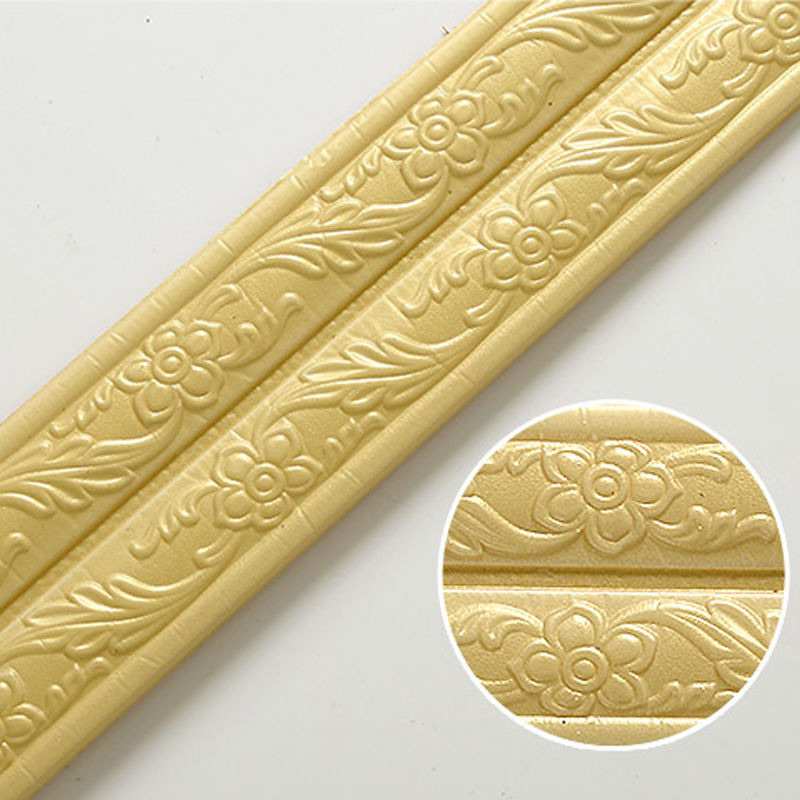 Moulding Wallpaper Wall trim line Corner sticker Boarder on Ceiling ...