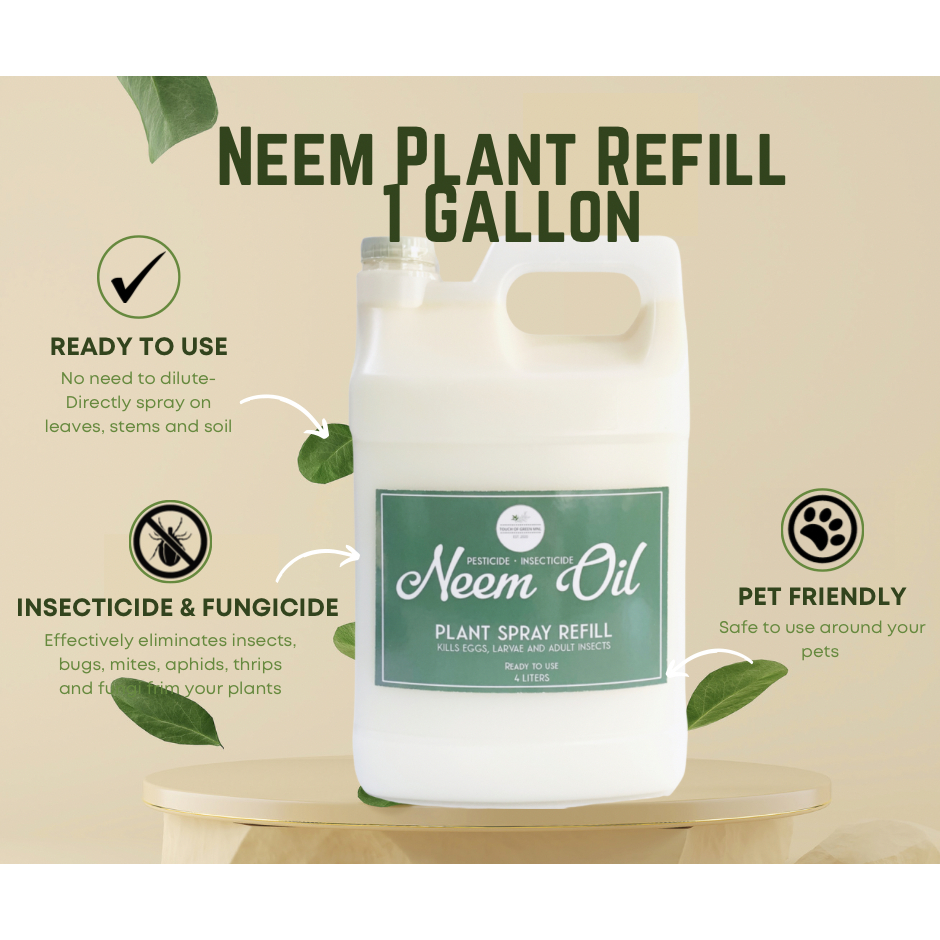 4 LITERS NEEM PLANT SPRAY REFILL - READY TO USE (Insecticide, pesticide, fungicide) | Shopee ...