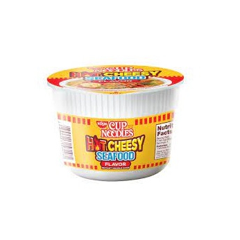 Nissin Mini Cup Noodles Hot Cheesy Seafood 50g | Shopee Philippines