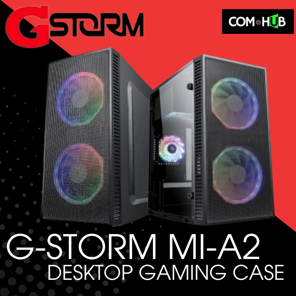 Com Hub PC | G STORM MI-A2 MINI TOWER DESKTOP GAMING CASE Acrylic Side ...
