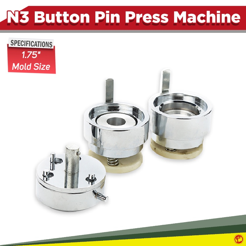 QUAFF Button Pin Press Maker N3 Swing Type Model Body and Mold | Shopee ...