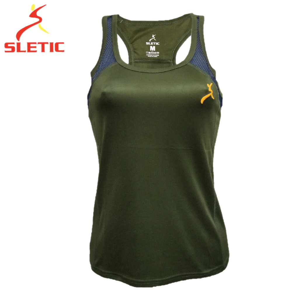 SLETIC polyester Sports Sando breathable for Women Perfect for Exercise ...