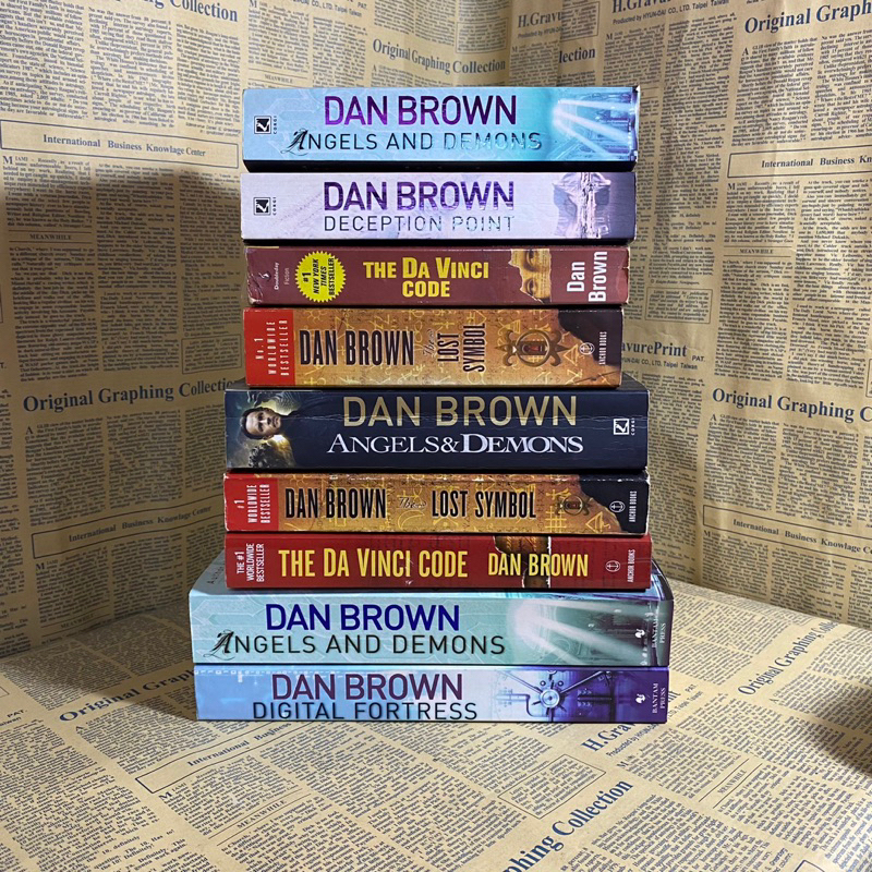 Dan Brown Book Titles (Angels and Demons | Inferno | The Lost Symbol) | Shopee Philippines