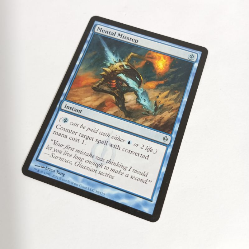 MTG Card MENTAL MISSTEP Magic the Gathering Trading Card Game Blue ...