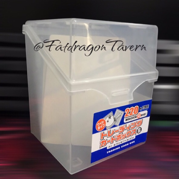 TRADING CARD DECK BOX CLEAR JAPAN {GAME ACCESSORIES} | Shopee Philippines