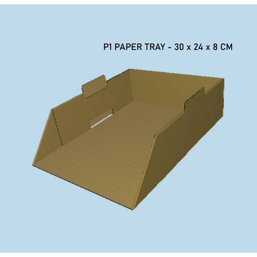 File Organizer / Paper Tray / File Data Storage Rack (CORRUGATED BOARD ...