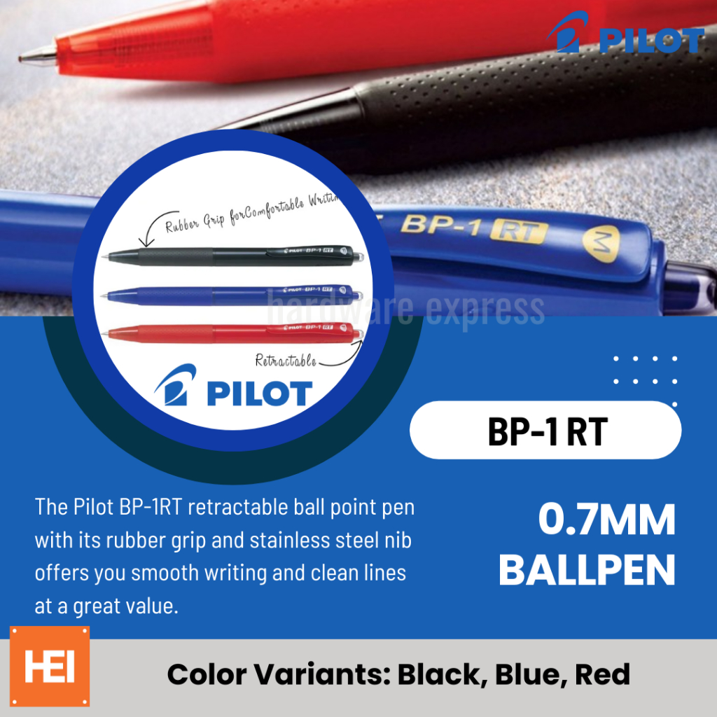 PILOT BP-1 RT Retractable Ballpen | Shopee Philippines