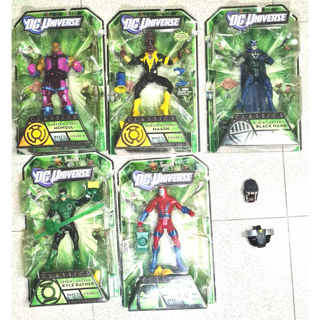 {GOT} DCUC Green Lantern Arkillo Wave Set of 5 + BAF (Mongul Maash Kyle ...
