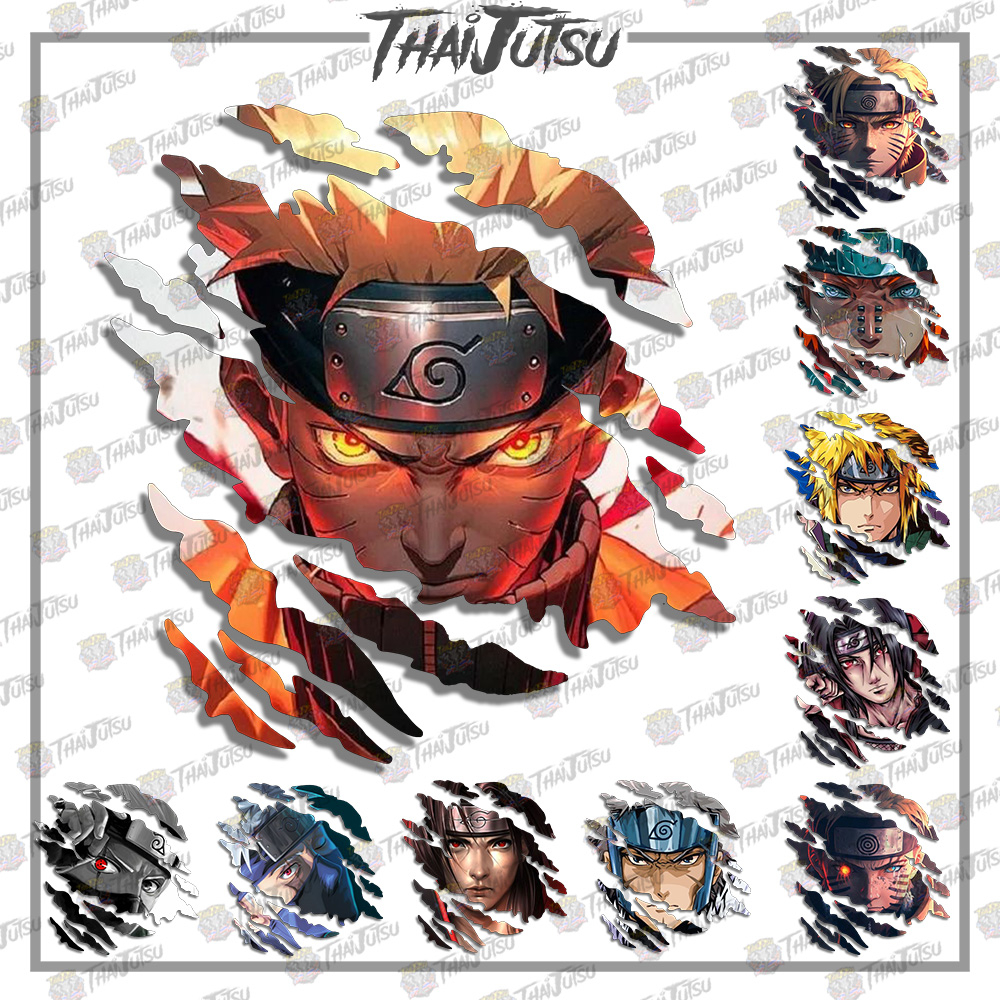 NARUTO PART 1 | ANIME SCRATCH STICKER【ThaijutsuStickers】 | Shopee ...
