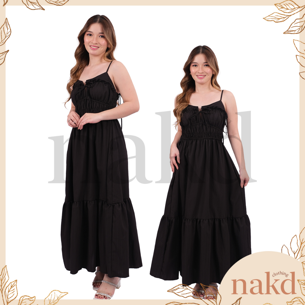 NAKD FASHION AMAIAH SEXY SELF TIE STRAPS DAILY CASUAL BASIC LAYERED ...