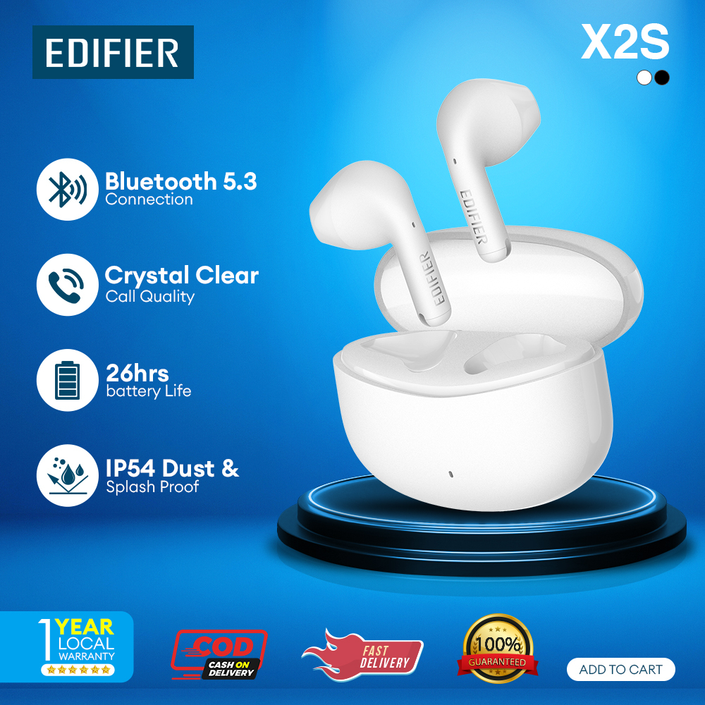 Edifier X2 Headphone Bluetooth 5.1 Music Playback USB-Type C Built-in ...