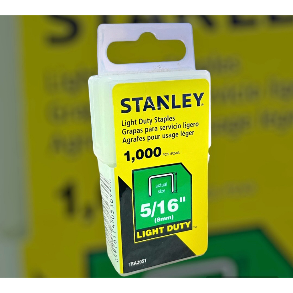 STANLEY LIGHT DUTY STAPLE WIRES 5/16" 8MM TRA205T | Shopee Philippines