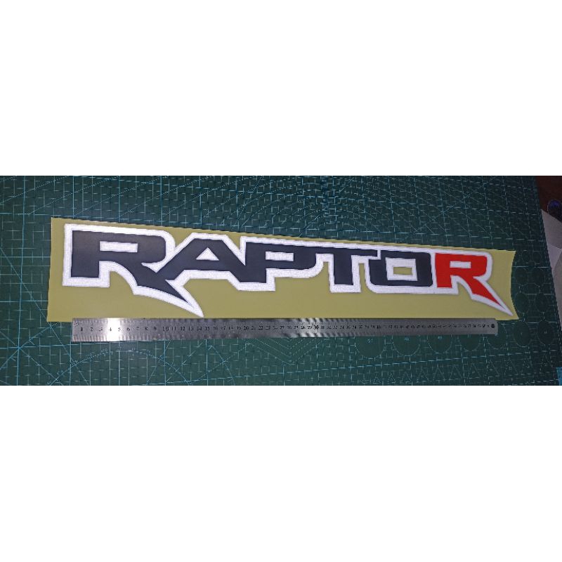 Raptor Reflectorized 2 pcs Decal (orig size) | Shopee Philippines