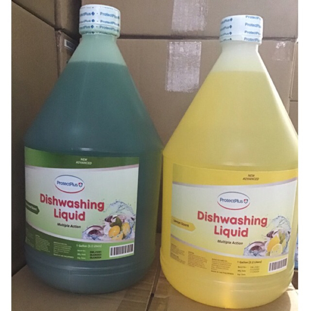 DISHWASHING liquid gallon (protectplus brand) | Shopee Philippines