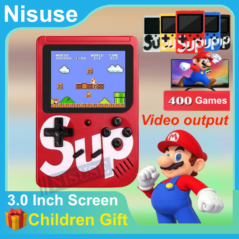 Portable Game Machine GameBox 400 in 1 Gameboy 3 Inch Retro Mini Pocket ...