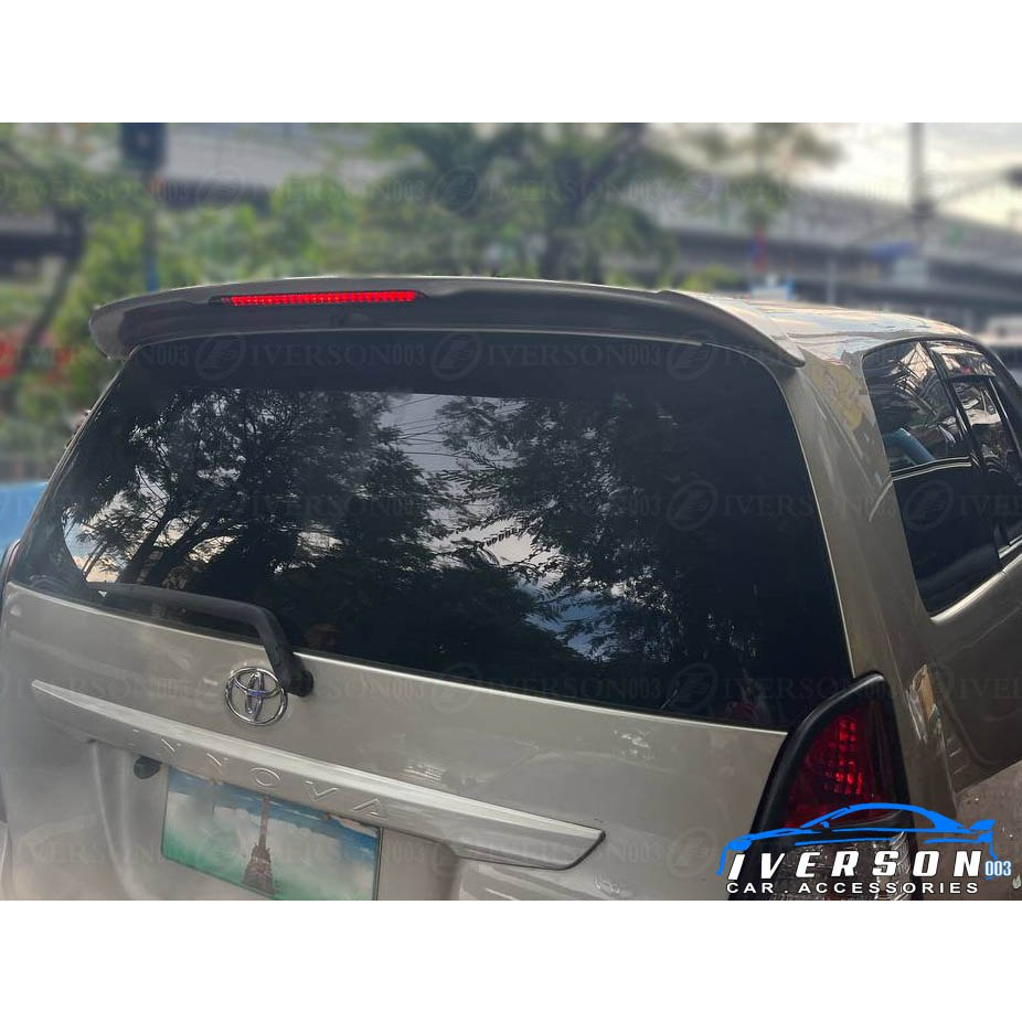 Beige Metallic Spoiler with 3rd Brakelight for Toyota Innova | Shopee ...