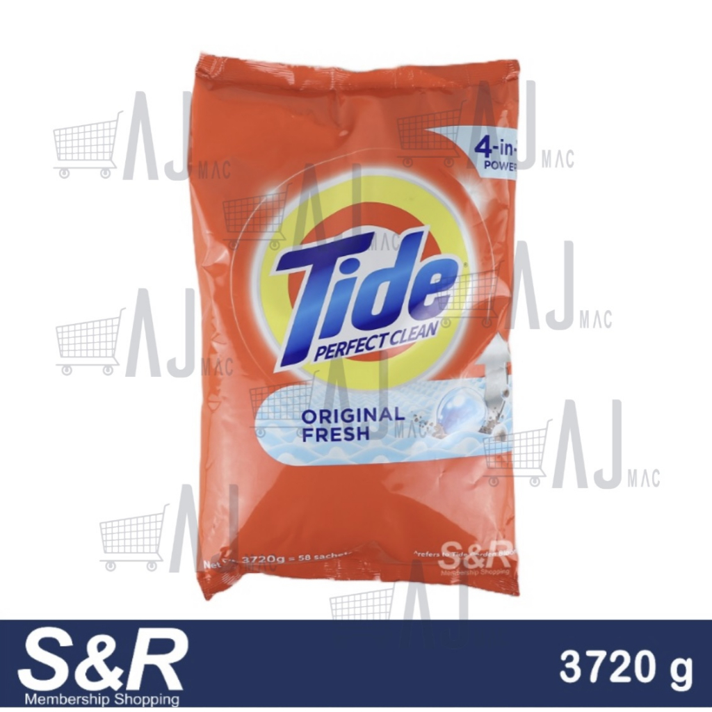 Tide Perfect Clean Original Fresh Laundry Powder Detergent 3.72kg ...