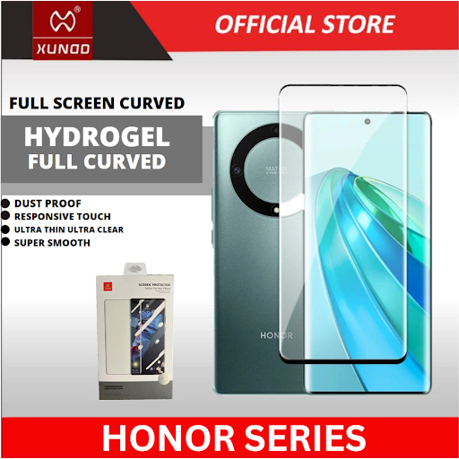 HONOR X9A ORIGINAL XUNDD Hydrogel Ceramic FULL Curved Screen Protector ...