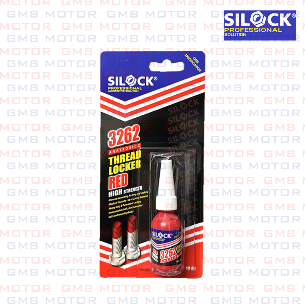 Silock Professional Thread Locker 10mL (Blue - Medium Strength) (Red ...
