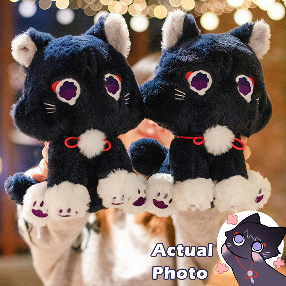 【Local Fast Ship】 Scarameow Genshin Wanderer Cat Kunikuzushi Stuffed ...