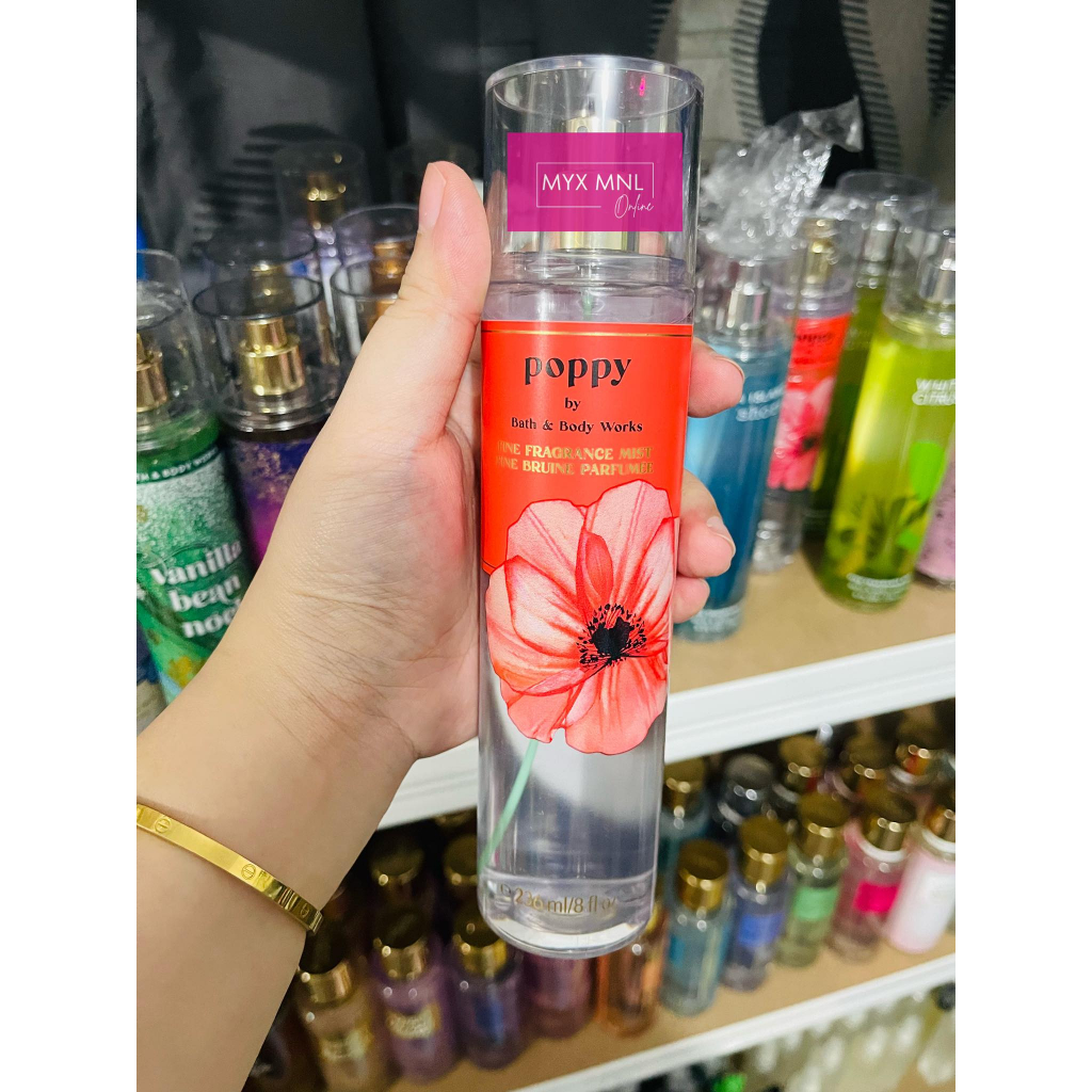 Bath & Body Works Poppy Fragrance Mist - 236ml | Shopee Philippines
