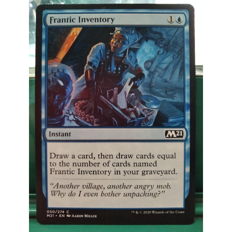 Magic: The Gathering(MTG) Card Frantic Inventory Magic 2021 | Shopee ...