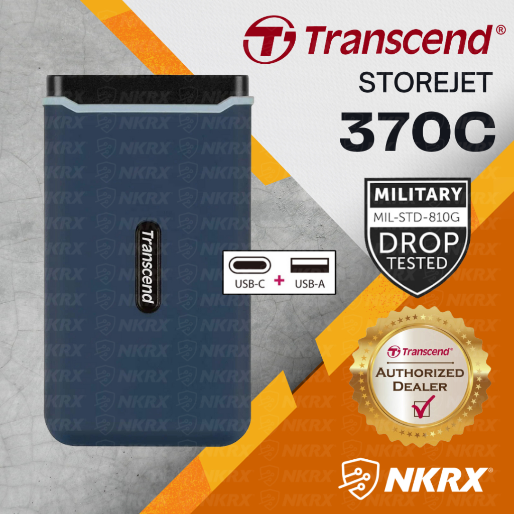 Transcend ESD370C Portable SSD | Type-C | 3D NAND Flash | ESD 370C ...