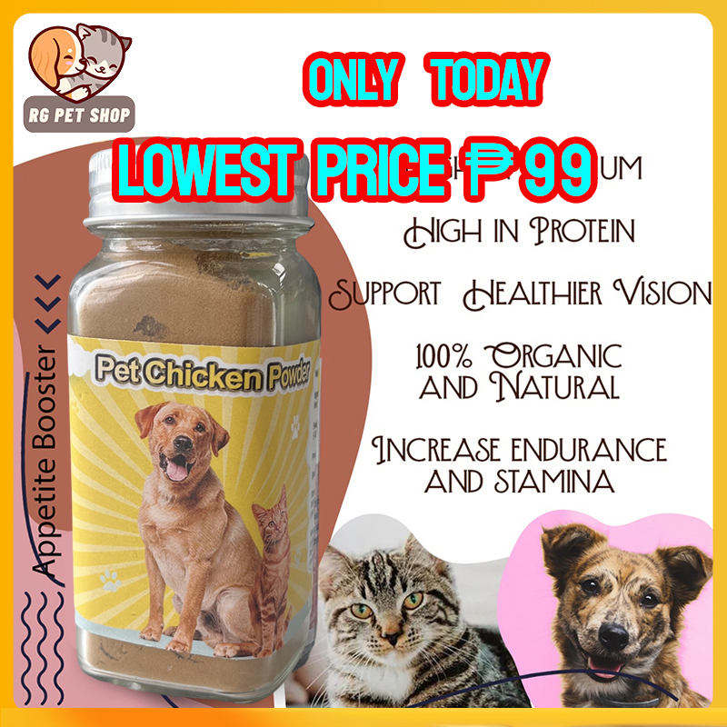 Appetite Booster for Dog Cat Chicken Liver Powder Food Toppers For ...