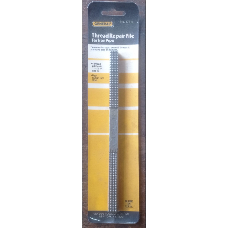 GENERAL Thread Repair File ( for IRON pipes ) | Shopee Philippines