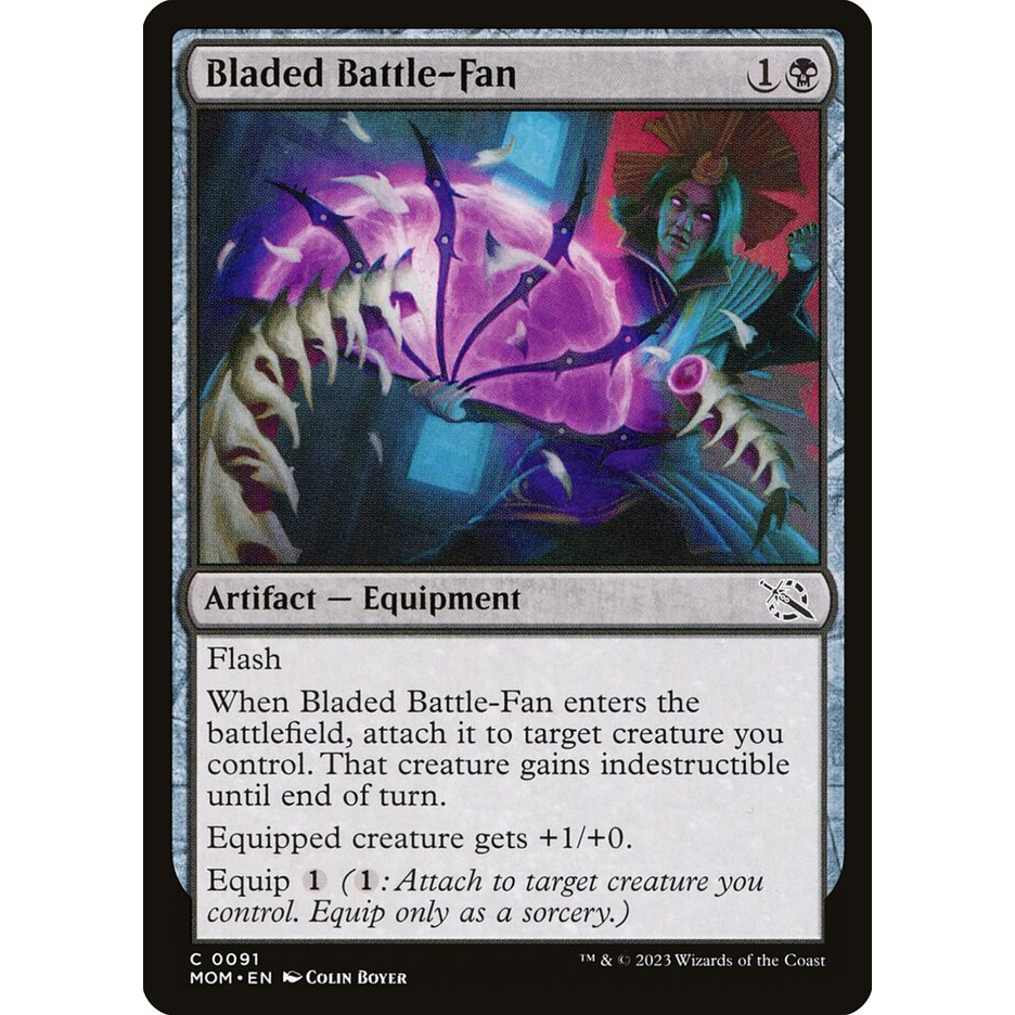 MTG Magic: The Gathering - Bladed Battle-Fan MOM | Shopee Philippines