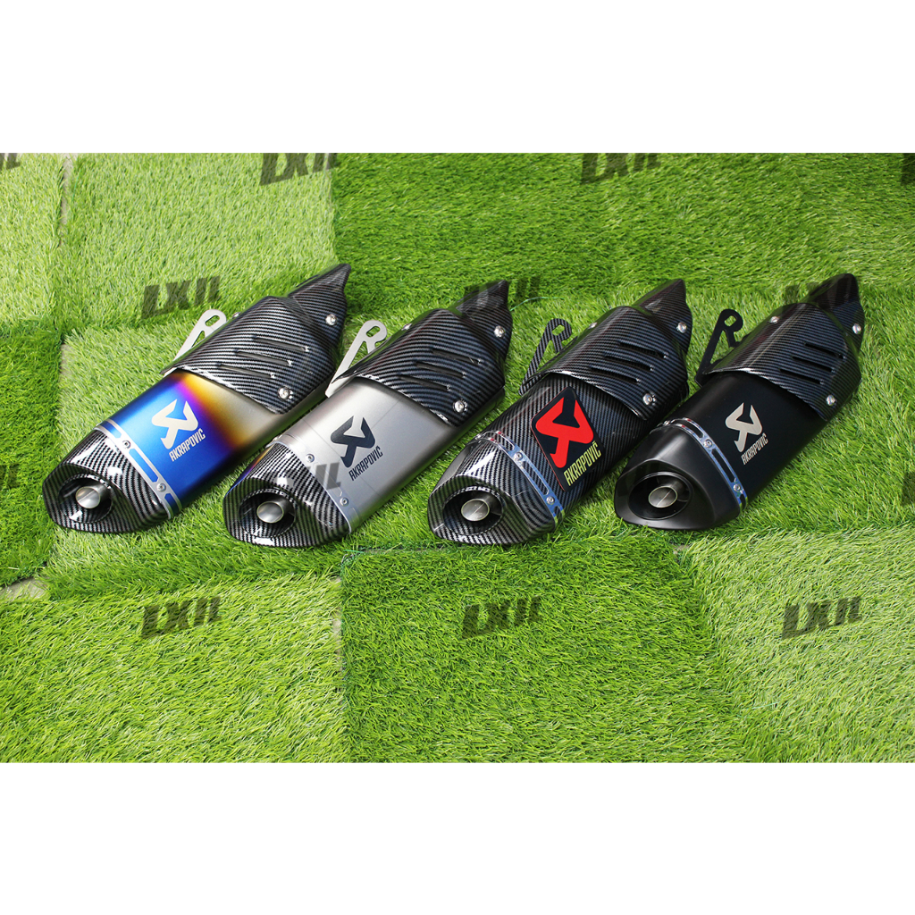 38-51mm Universal Akrapovic m1 with silencer Motorcycle Exhaust ...