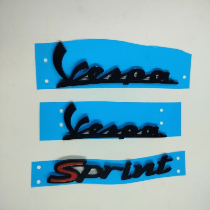 VESPA SPRINT STICKER BLACK SET | Shopee Philippines