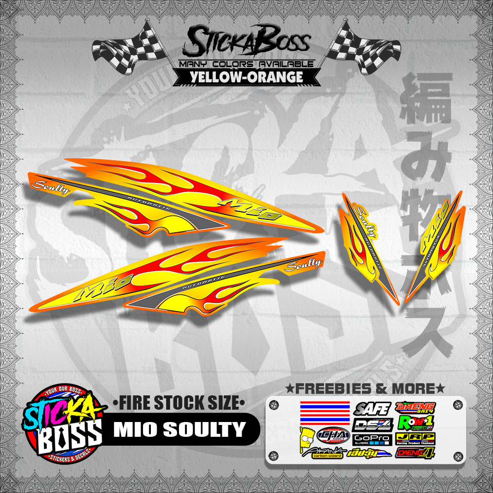 STICKER DECALS for MIO SOULTY (MSOFISTSI) By STICKABOSS ( SOFIE ...
