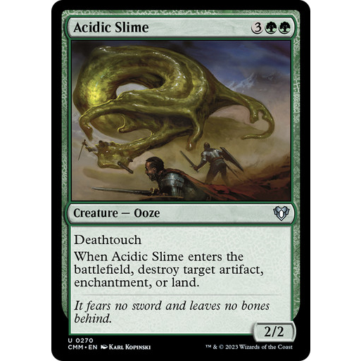 Magic the Gathering Acidic Slime Commander Masters | Shopee Philippines