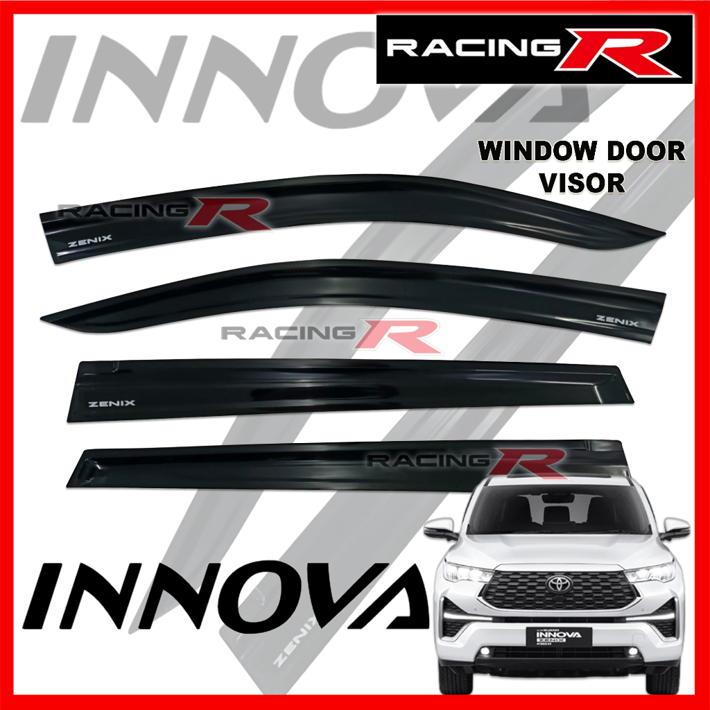 Toyota Innova ZENIX 2023 to 2025 OEM / INJECTION TYPE Window Door Rain ...