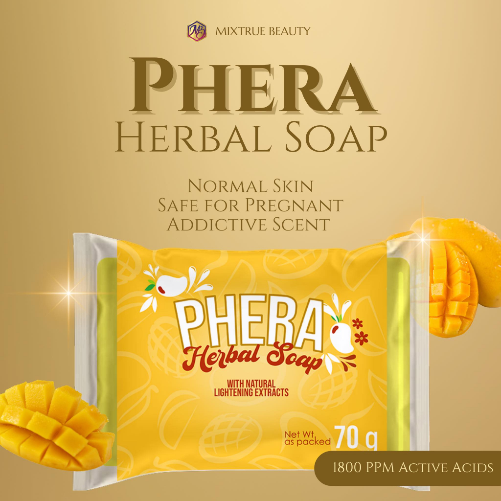 Mixtrue Beauty PHERA Herbal Soap (3 pcs) | Shopee Philippines