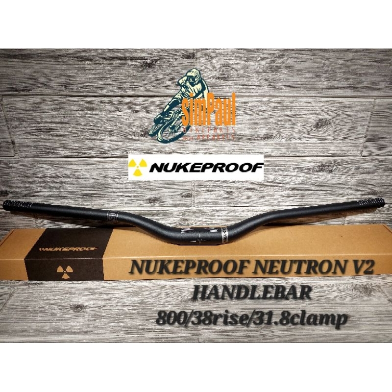 NUKEPROOF NEUTRON V2 HANDLEBAR 800/25,38rise/35clamp, 800/25rise/31 ...