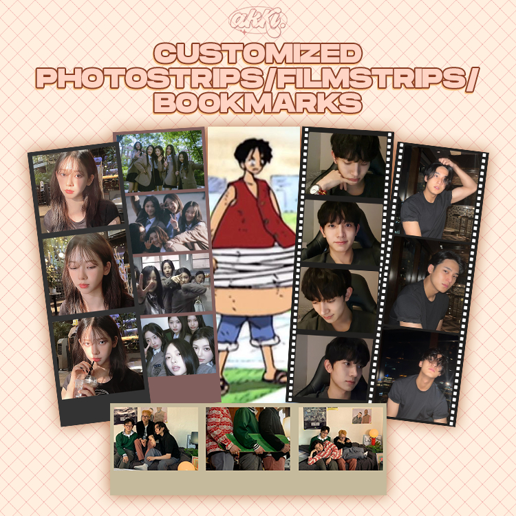 Customized Photostrips/Filmstrips/Bookmarks | Akki Studio | Shopee Philippines