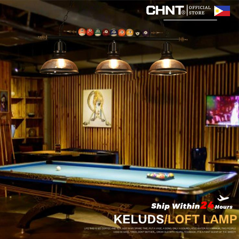 CHNT Retro Chandelier Billiard Table Decor Home Lights Pendant Lights ...