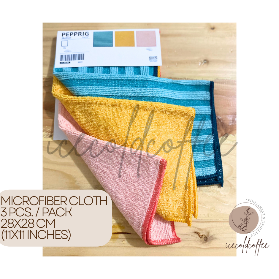 Original Microfiber Cloth, 3 pcs. / pack, 28x28 cm (11x11 inches ...